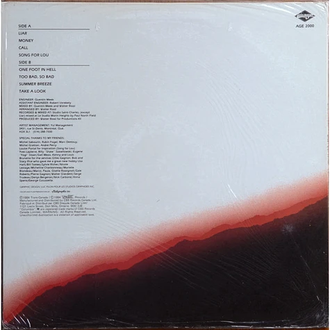 Walter Rossi - One Foot In Heaven, One Foot In Hell - Vinyl LP - 1984 ...