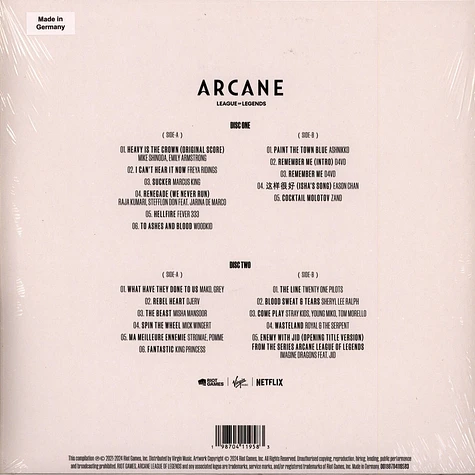 V.A. - OST Arcane League Of Legends: Season 2 Marbled Vinyl Edition ...