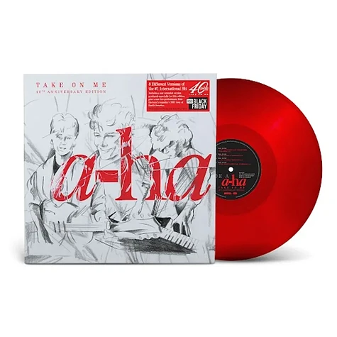 a-ha - Take On Me - 40th Anniversary Ep Black Friday Record Store Day 2025 Ruby Red Vinyl ...