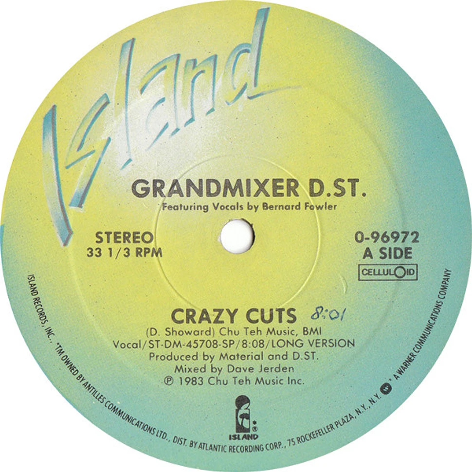 D.St. - Crazy Cuts - Vinyl 12" - 1983 - US - Original | HHV