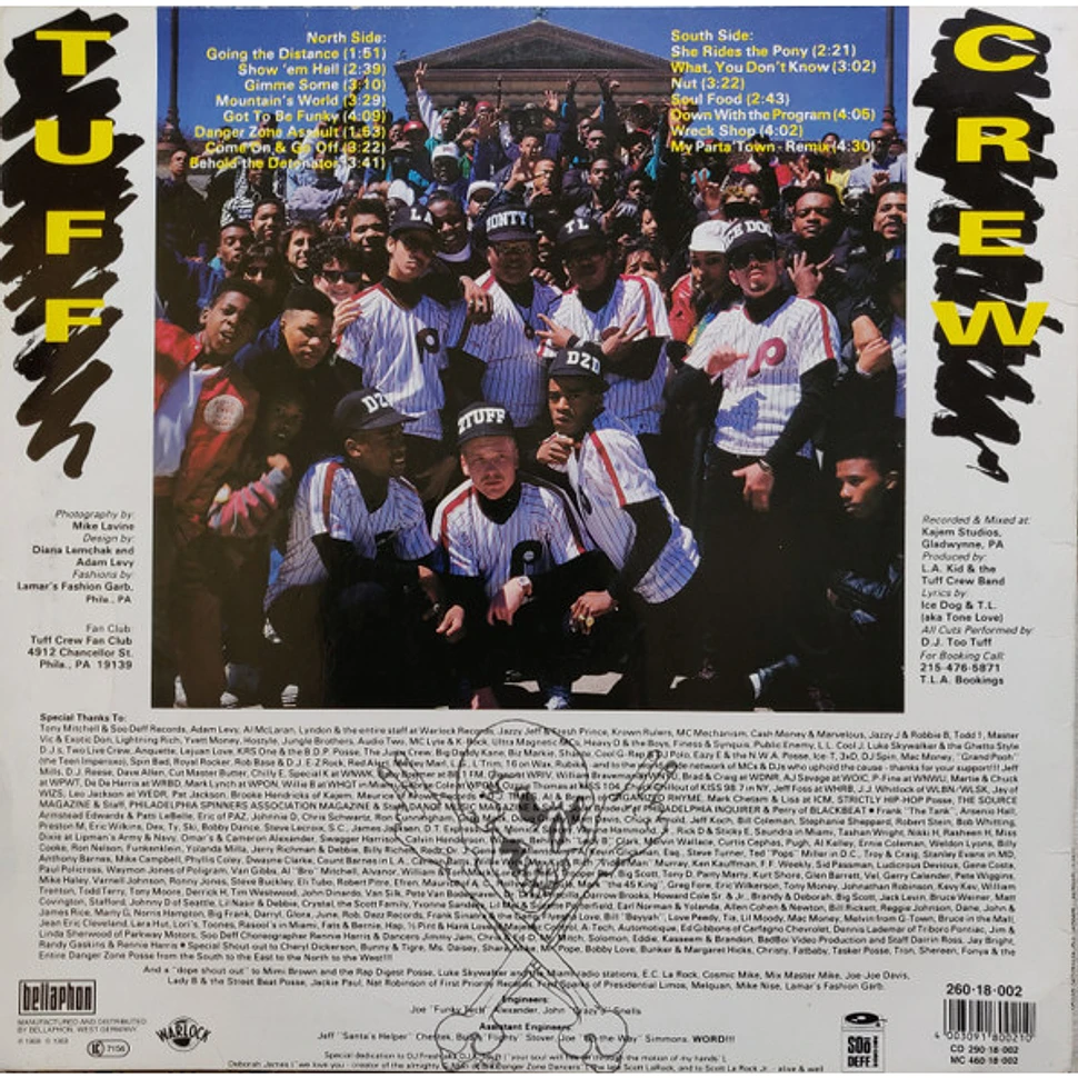 Tuff Crew - Back To Wreck Shop - Vinyl LP - 1989 - DE - Original | HHV