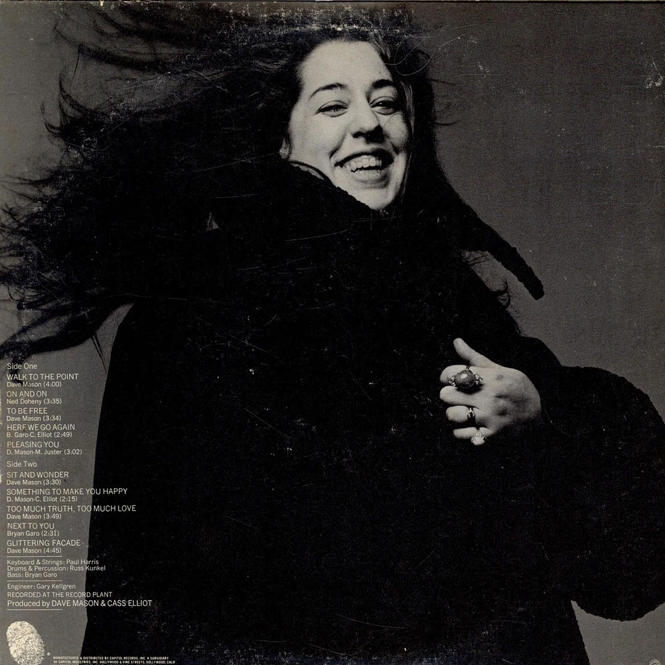 Dave Mason & Cass Elliot - Dave Mason & Cass Elliot - Vinyl LP - 1971 ...