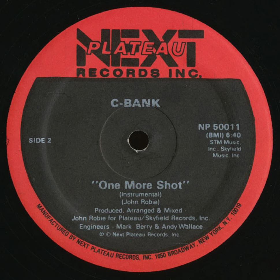 C-Bank - One More Shot - Vinyl 12" - 1984 - US - Reissue | HHV