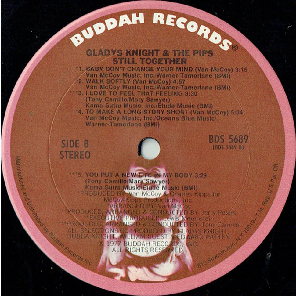 Gladys Knight And The Pips - Still Together - Vinyl LP - 1977 - US ...