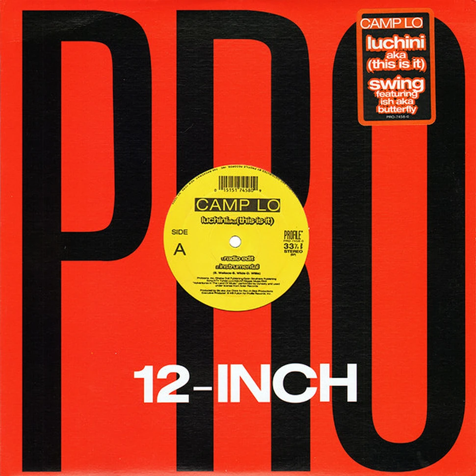 Camp Lo - Luchini Aka (This Is It) - Vinyl 12" - 1996 - US - Original | HHV