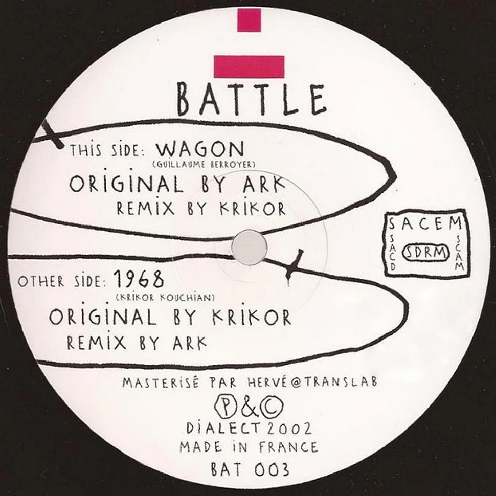 Ark vs. Krikor - Wagon / 1968 - Vinyl 12" - 2002 - FR - Original | HHV