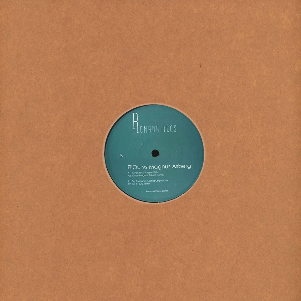 Filou & Magnus Asberg - Rr 004 - Vinyl 12" - 2020 - EU - Original | HHV