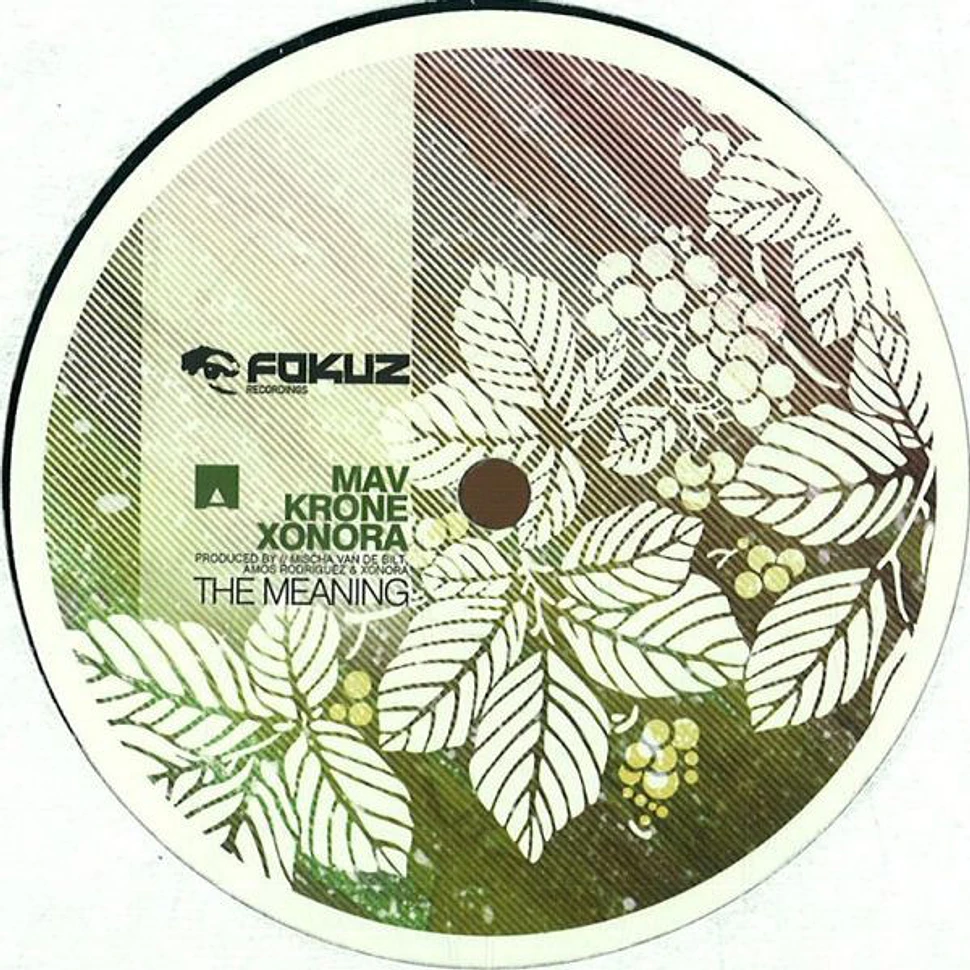 Mav, kRoNe & Xonora / Mav - The Meaning / Grace Light - Vinyl 12 ...