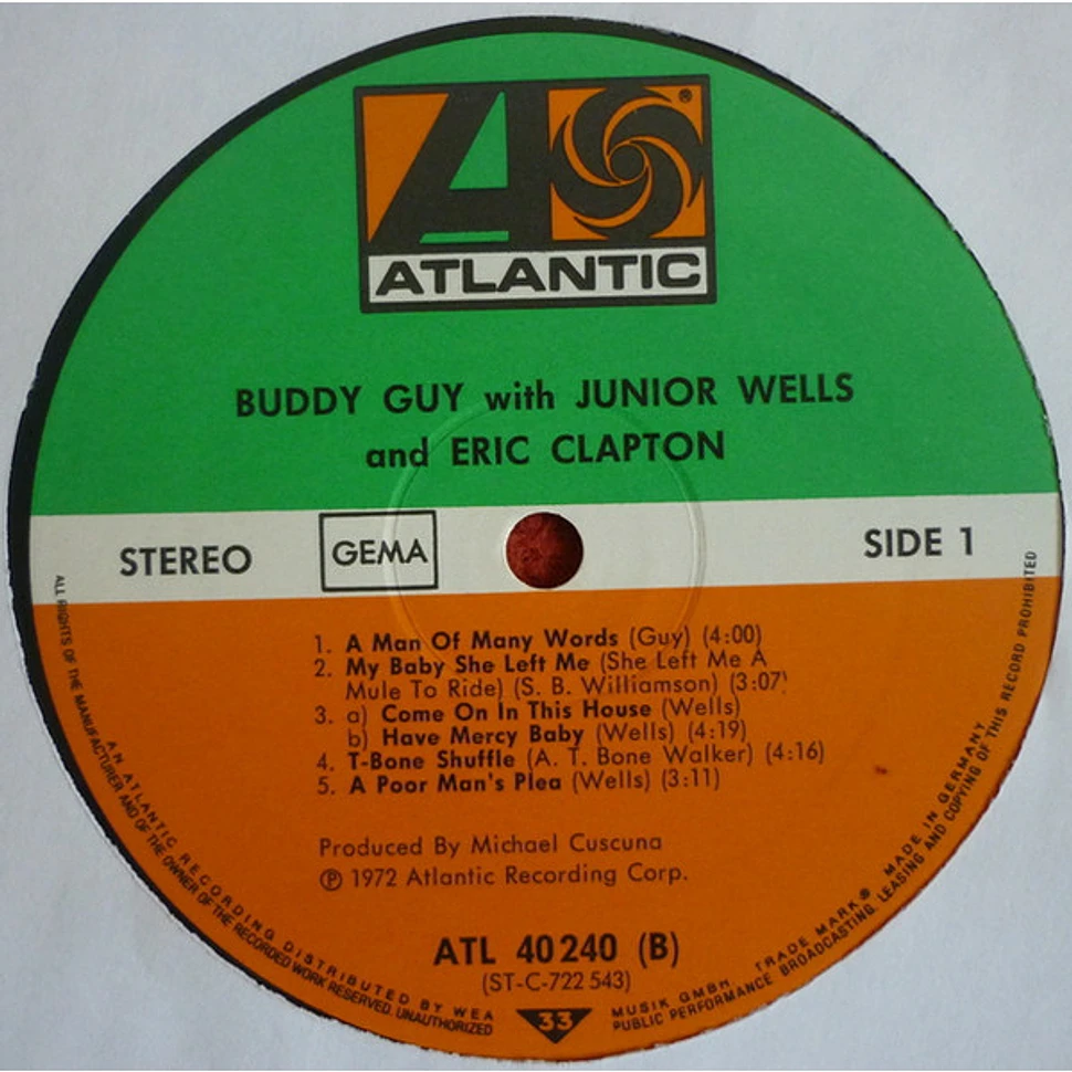 Buddy Guy with Junior Wells and Eric Clapton - Buddy Guy With Junior ...