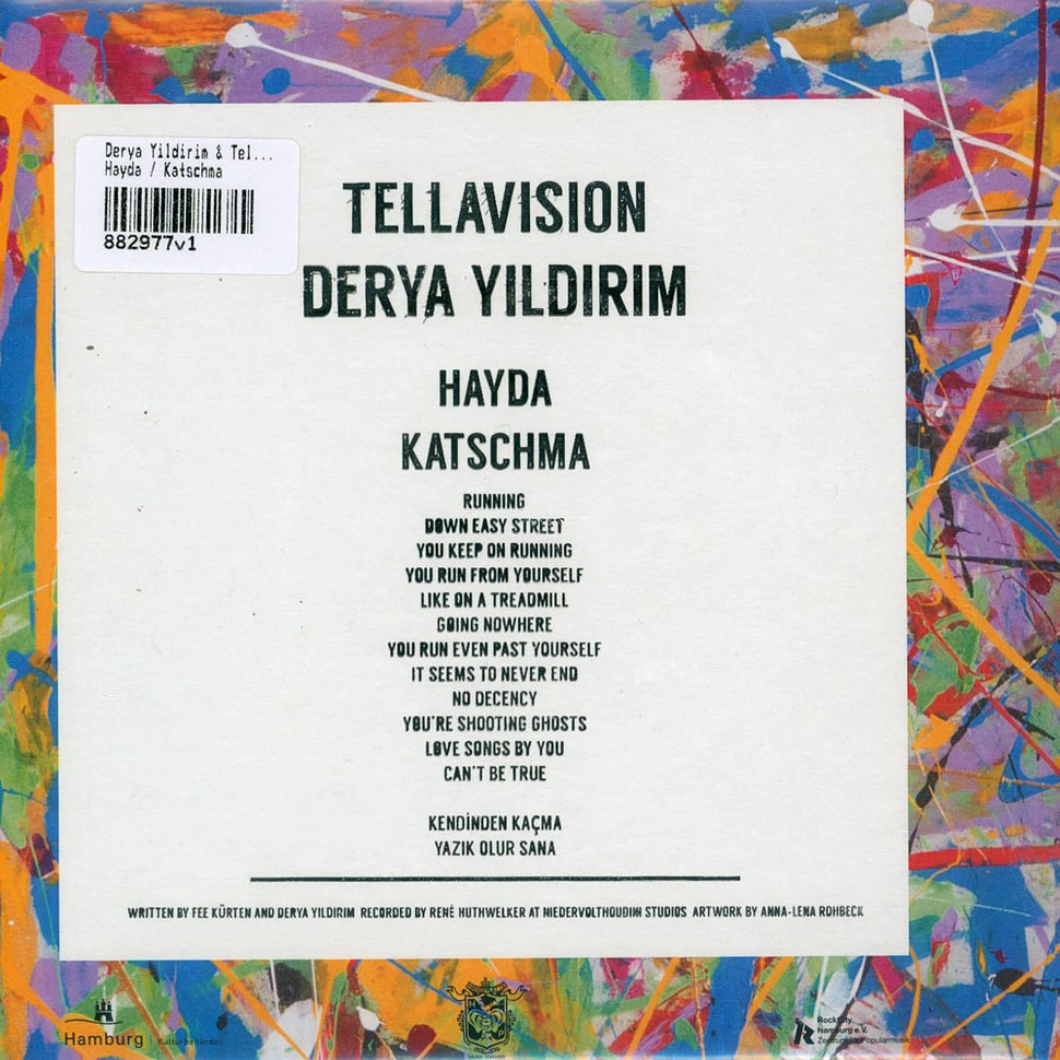 Derya Yildirim & Tellavision - Hayda / Katschma - Vinyl 7" - 2017 - EU ...