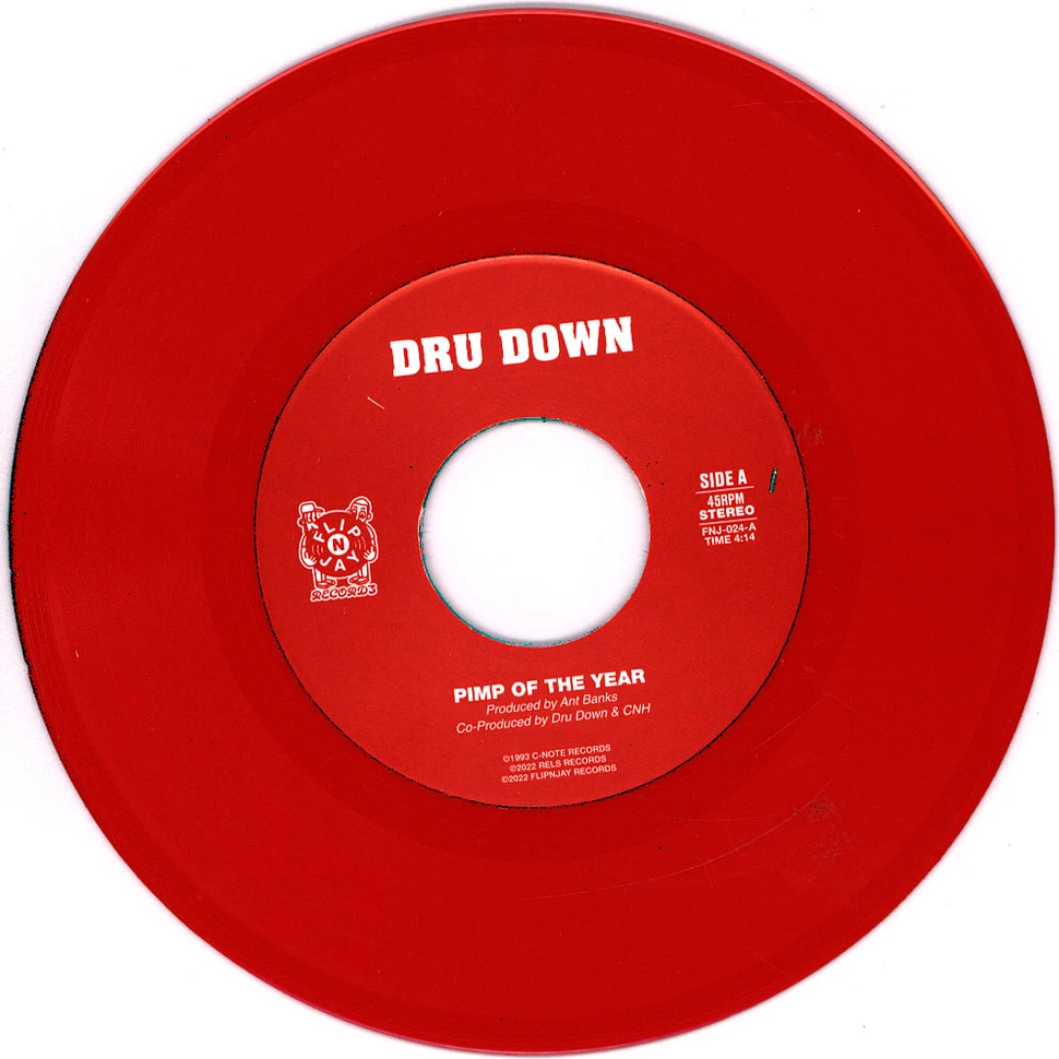 Dru Down - Pimp Of The Year / Ice Cream Man Red Vinyl Edition - Vinyl 7 ...