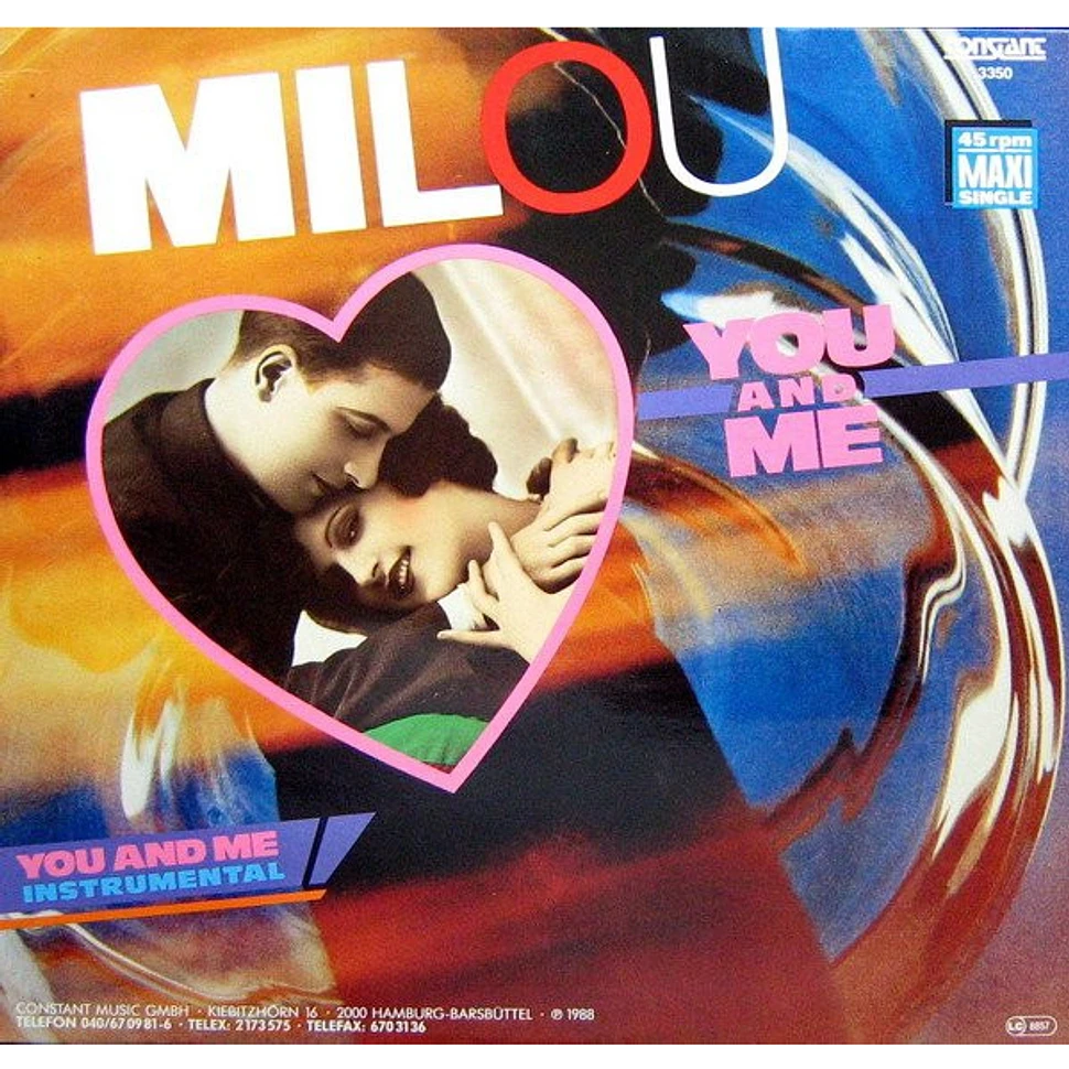 Milou - You And Me - Vinyl 12" - 1988 - DE - Original | HHV
