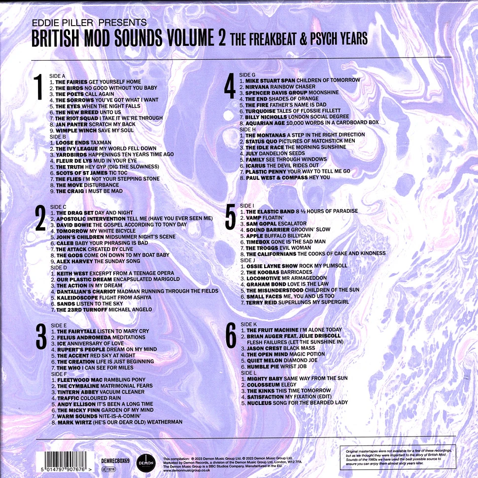 Eddie Piller - British Mod Sounds Of The 1960s Volume 2: The Freakbeat ...