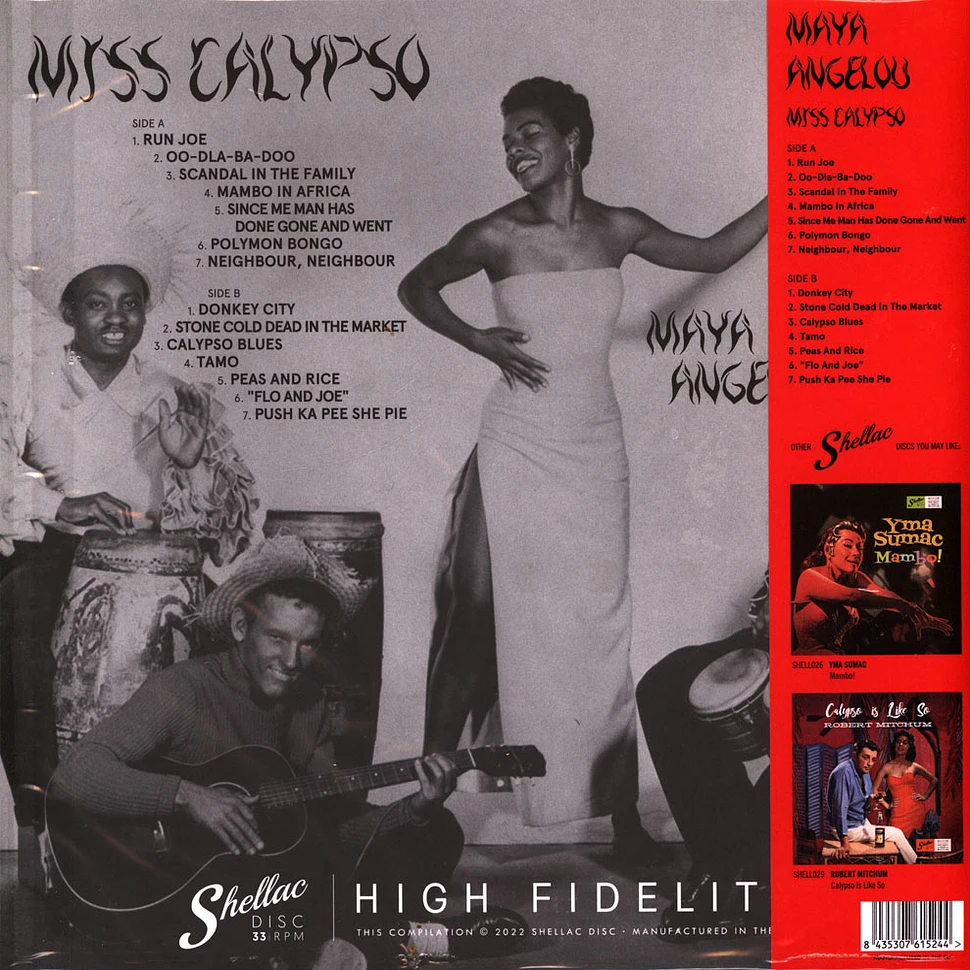 Maya Angelou - Miss Calypso - Vinyl LP - 1957 - EU | HHV