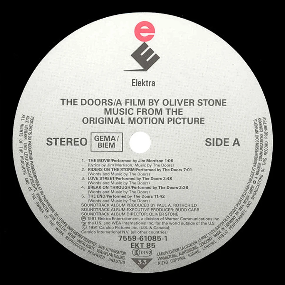 The Doors Movie Soundtrack