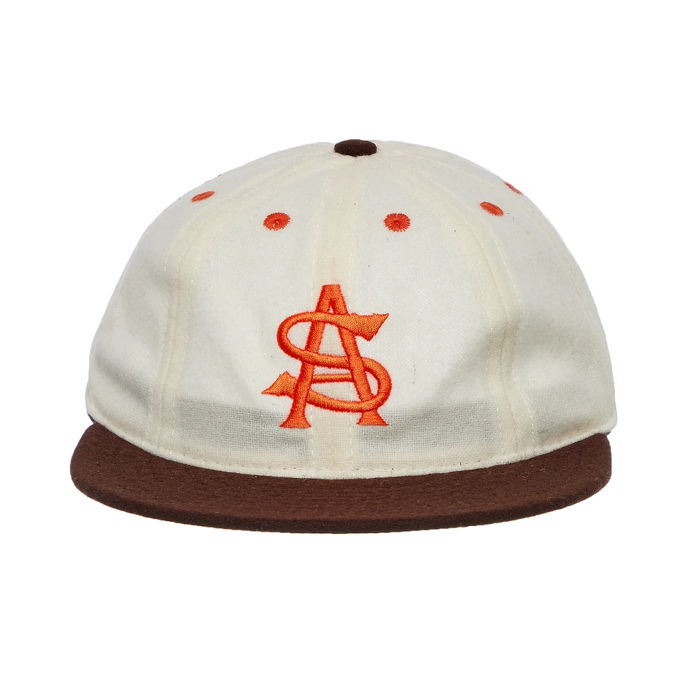 Ebbets Field Flannels - San Antonio Missions 1948 Vintage 8-Panel Ballcap (White) | HHV