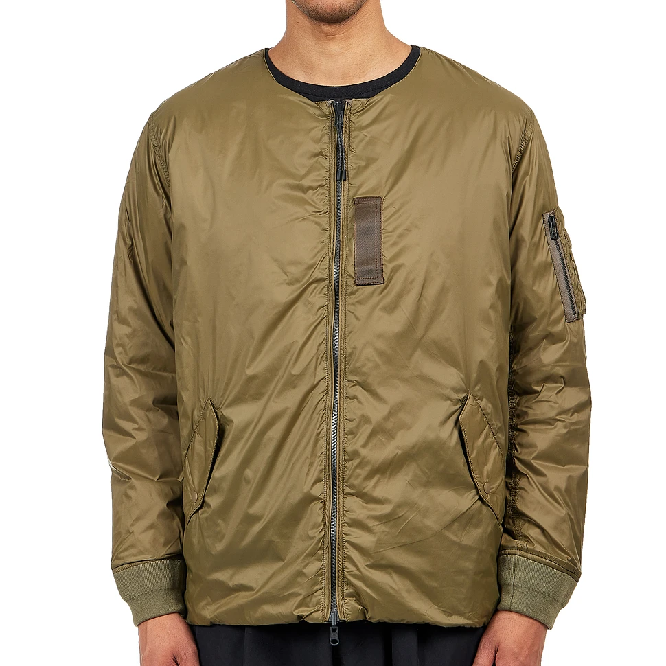 TAION x Beams - Reversible Ma-1 Type Inner Down Jacket (Olive / Beige) | HHV