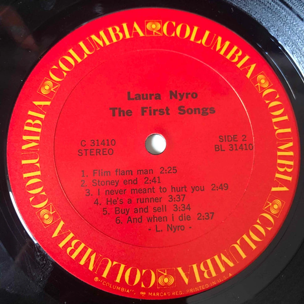 Laura Nyro - The First Songs - Vinyl LP - 1973 - US - Reissue | HHV