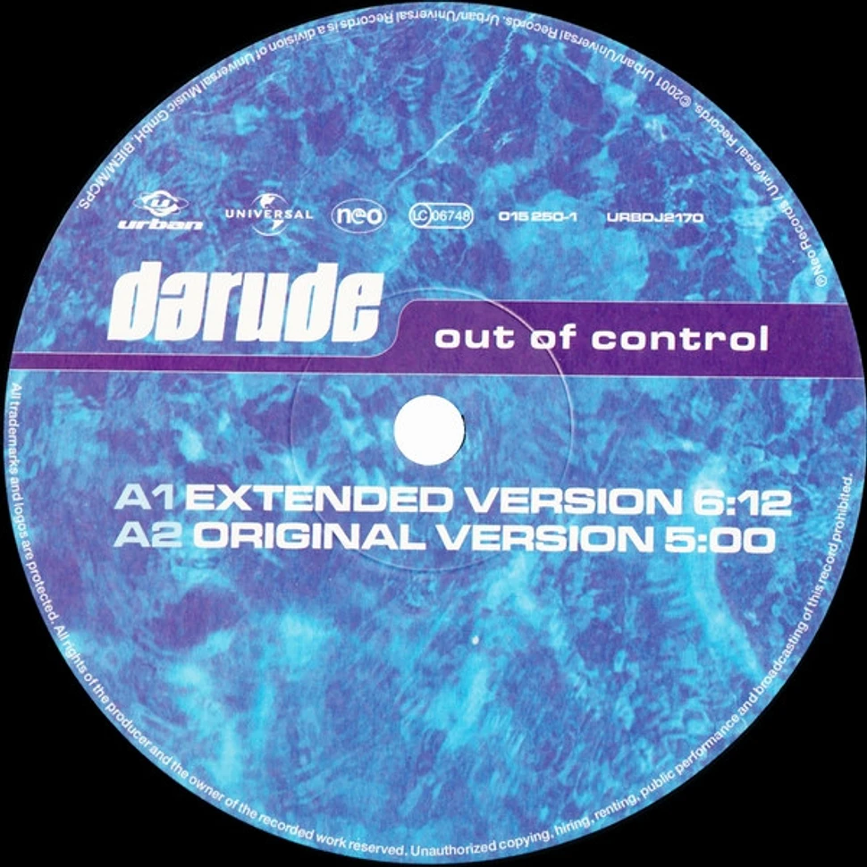 Darude - Out Of Control - Vinyl 12" - 2001 - DE - Original | HHV