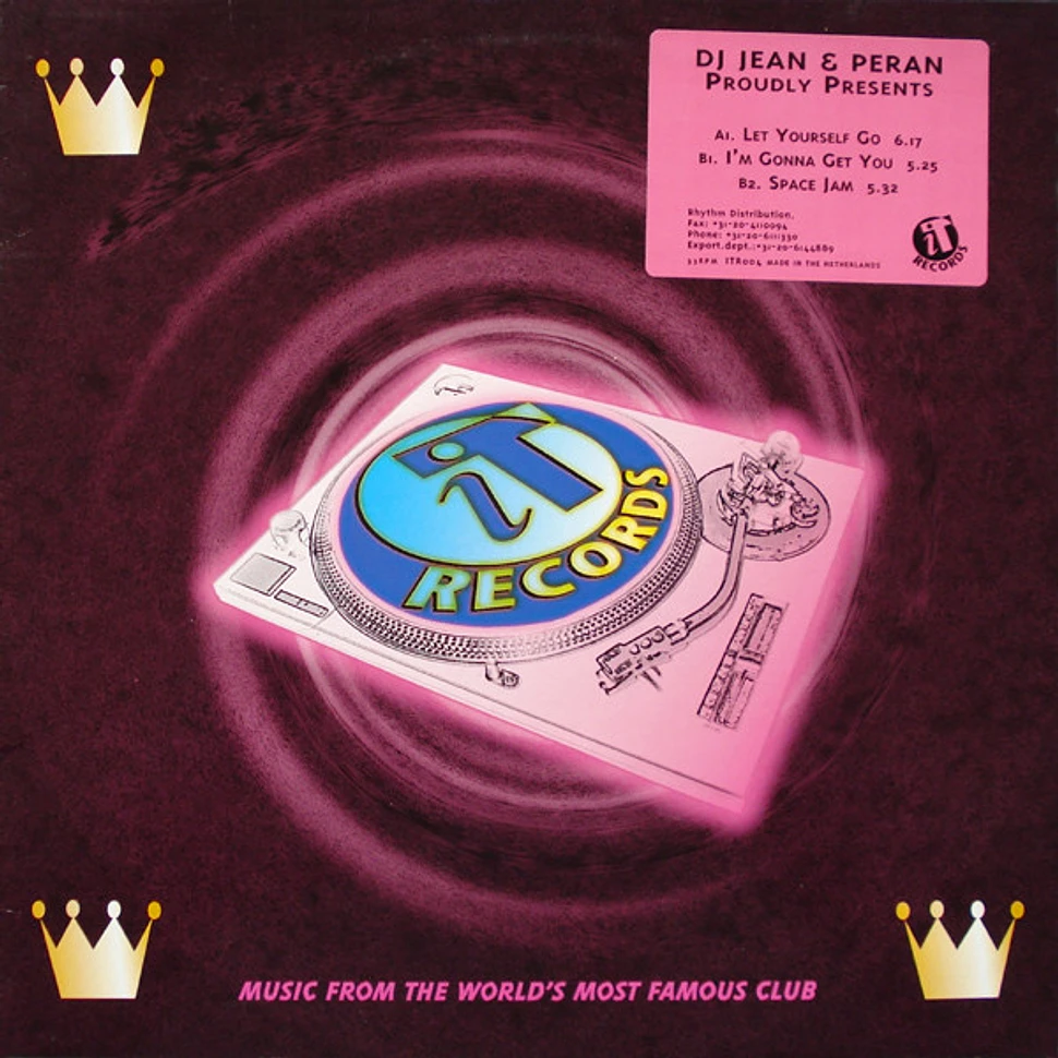 DJ Jean & Peran - Let Yourself Go - Vinyl 12" - 1997 - NL - Original | HHV