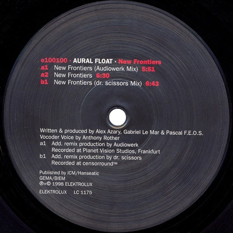 Aural Float - New Frontiers - Vinyl 12" - 1998 - DE - Original | HHV