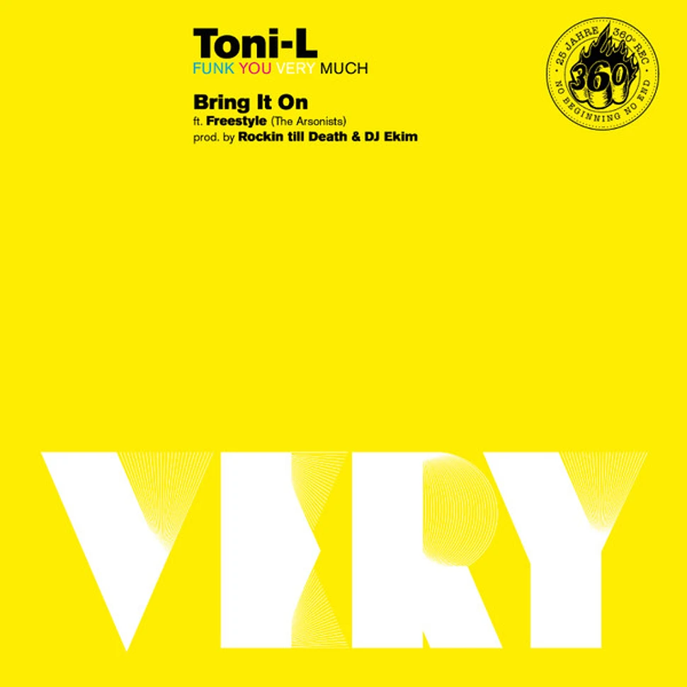 Toni L. ft. Freestyle - Bring It On - Vinyl 7" - 2020 - DE - Original | HHV