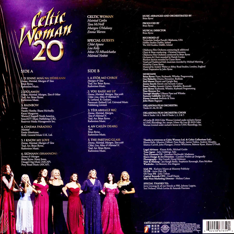 Celtic Woman - 20 (20th Anniversary) Black Vinyl Edition - Vinyl LP - 2024 - US - Original | HHV