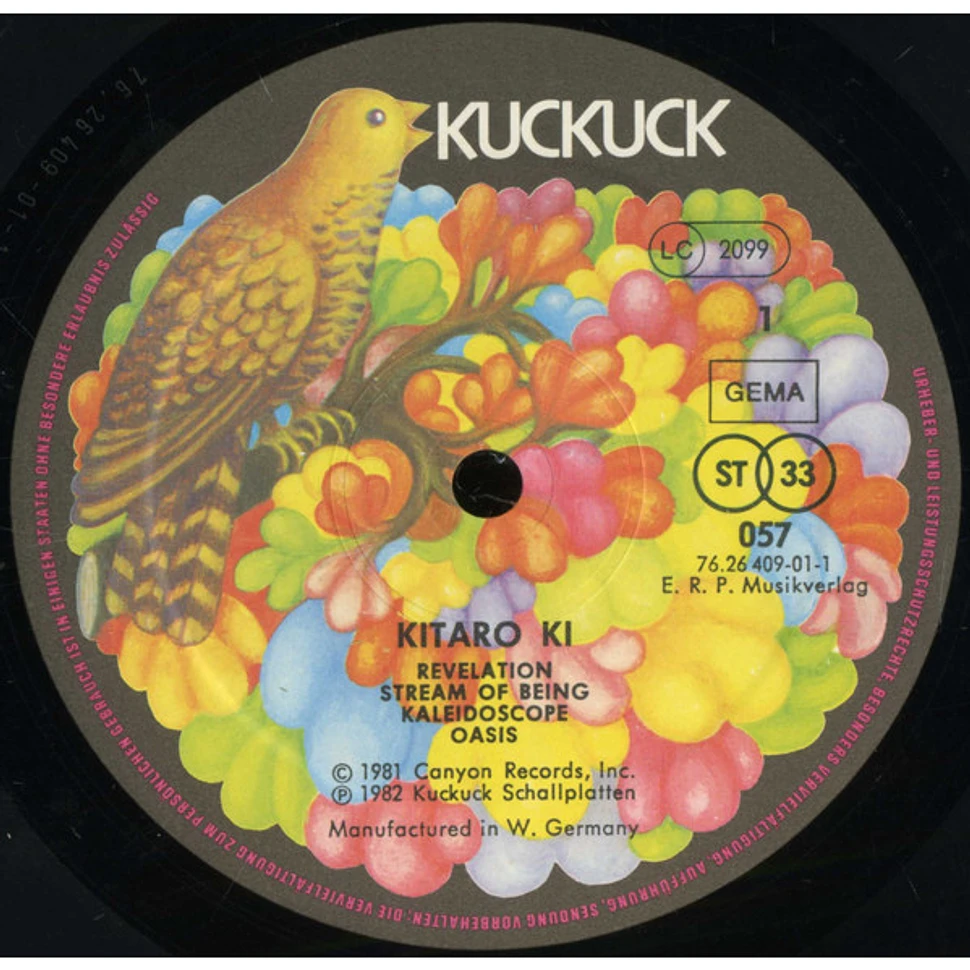 Kitaro - Ki - Vinyl LP - 1982 - DE - Original | HHV