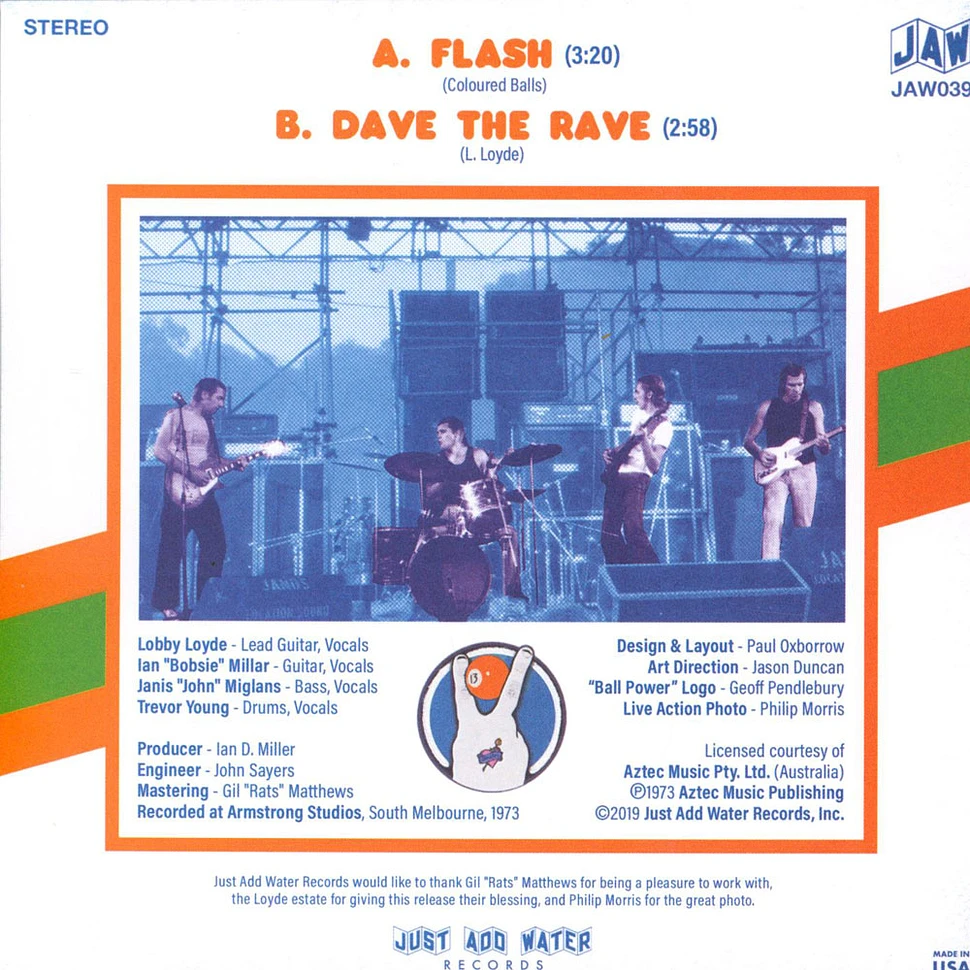 Coloured Balls - Flash Limited Vinyl Edition - Vinyl 7" - 2019 - US ...