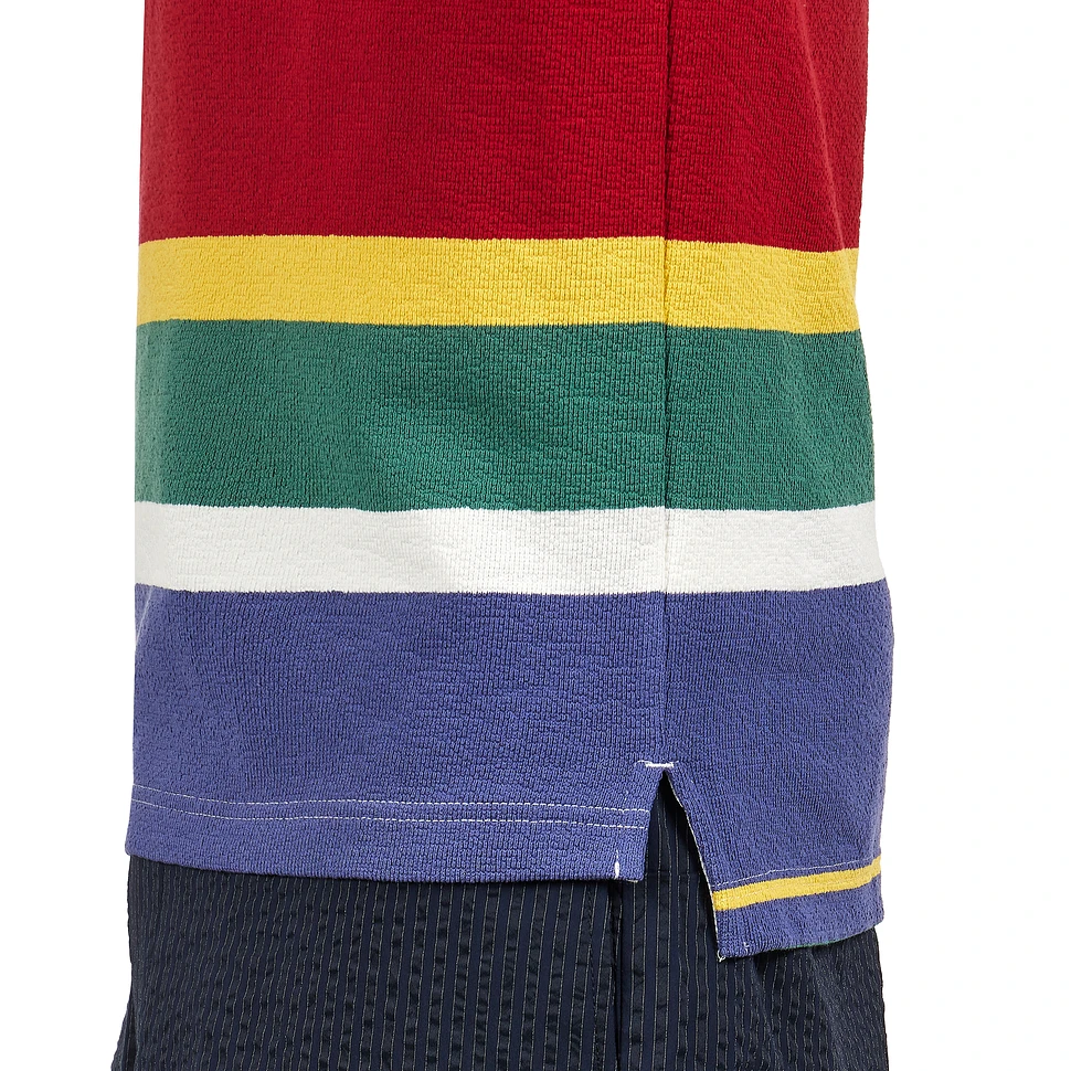 Beams Plus - Inlay Polo Stripe (White) | HHV