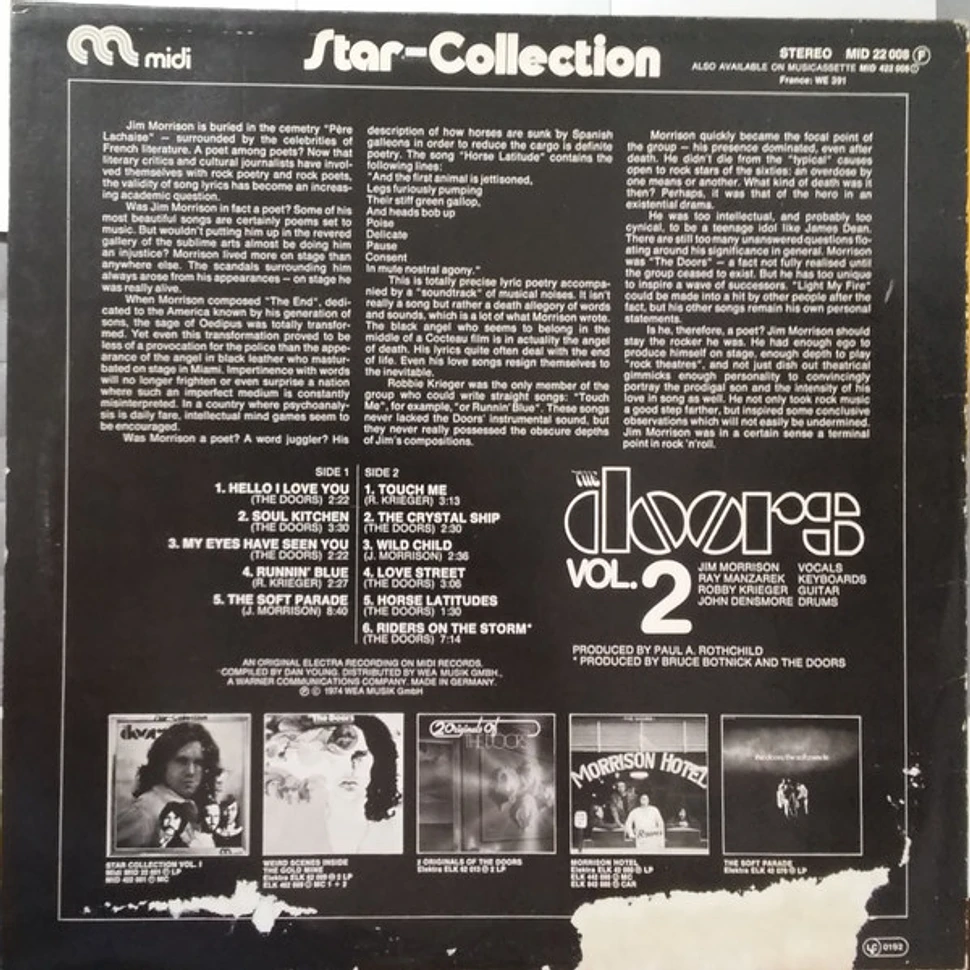 The Doors - Star-Collection Vol.2 - Vinyl LP - DE - Reissue | HHV