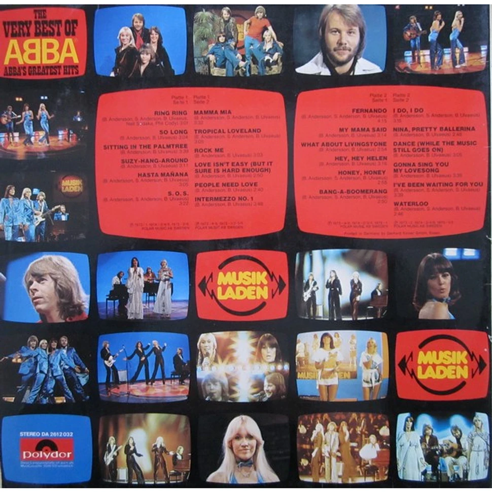 ABBA - The Very Best Of ABBA (ABBA's Greatest Hits) - Vinyl 2LP - 1976 ...