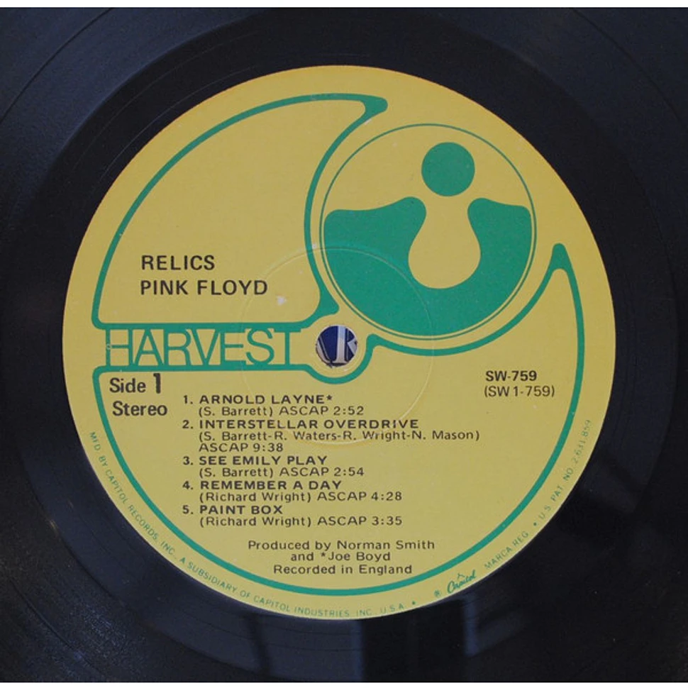 Pink Floyd - Relics - A Bizarre Collection Of Antiques & Curios - Vinyl ...