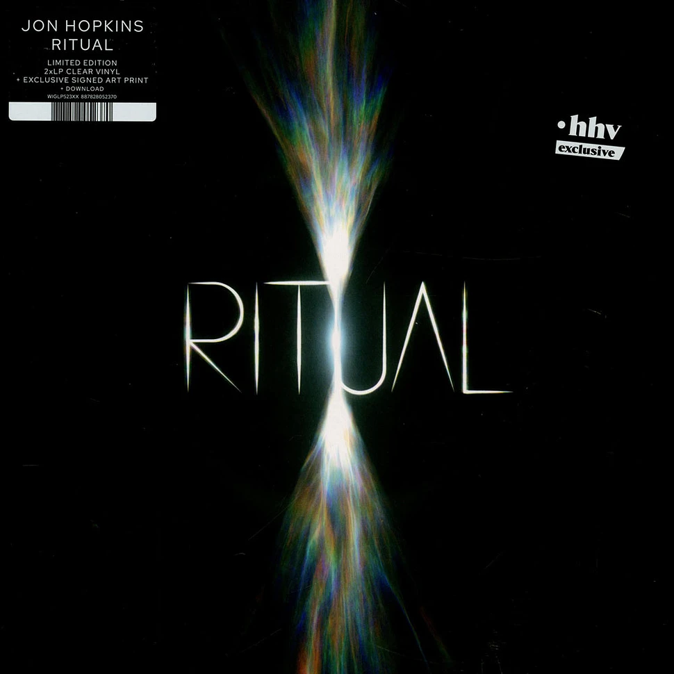 Jon Hopkins - RITUAL HHV Exclusive Clear Vinyl Signed Art Print Edition ...