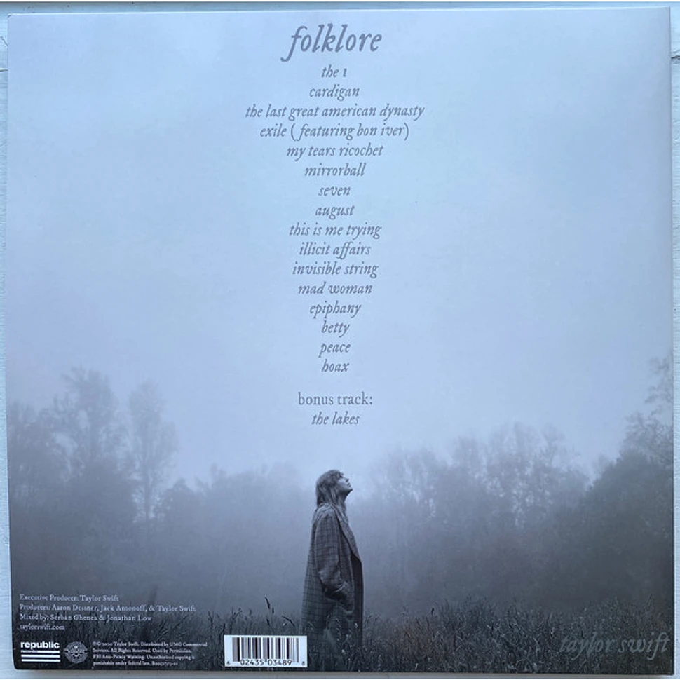 Taylor Swift - Folklore - Vinyl 2LP - 2020 - US - Original | HHV