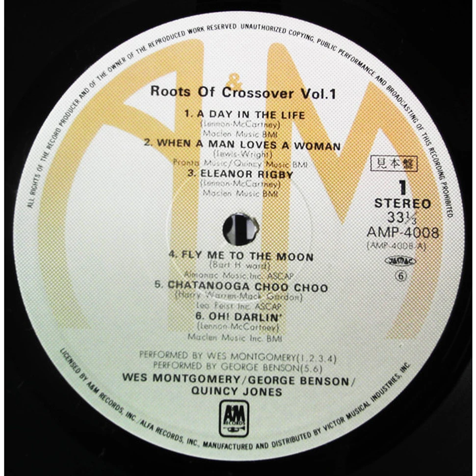 Wes Montgomery / George Benson / Quincy Jones - Roots Of Crossover Vol ...