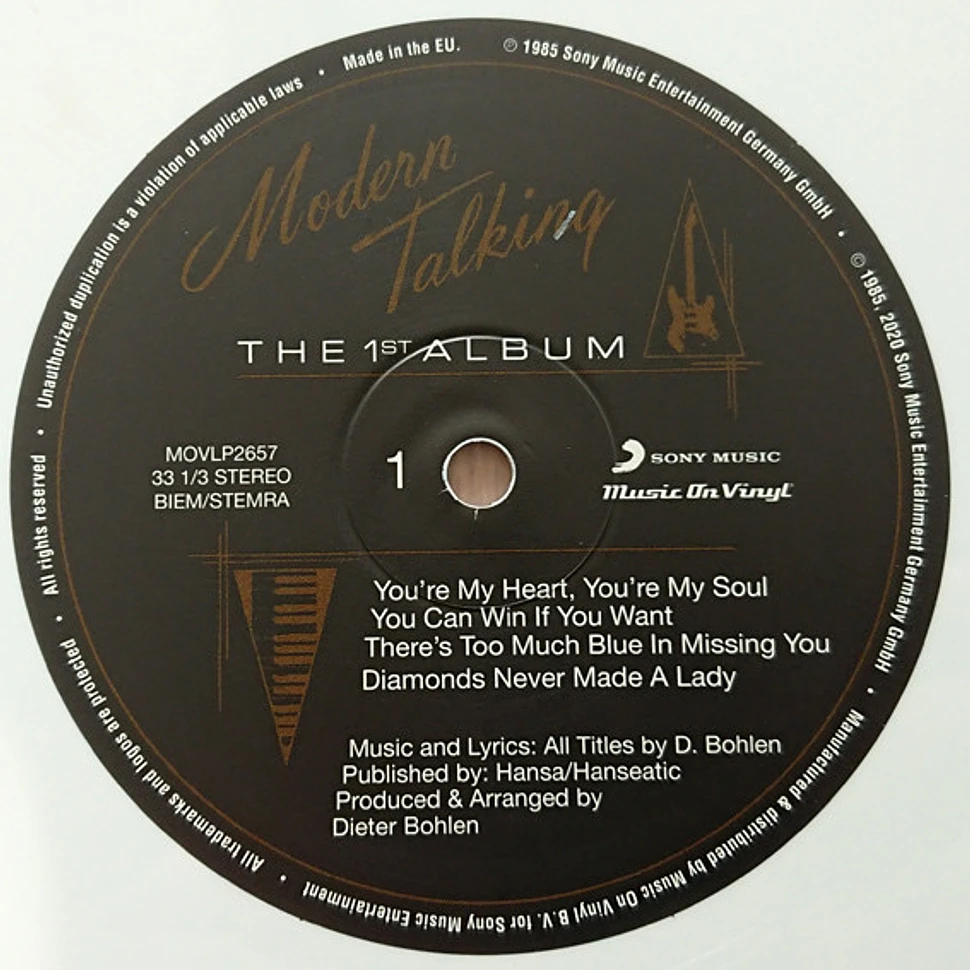 Modern Talking - The 1st Album - Vinyl LP - 2020 - EU - Reissue | HHV