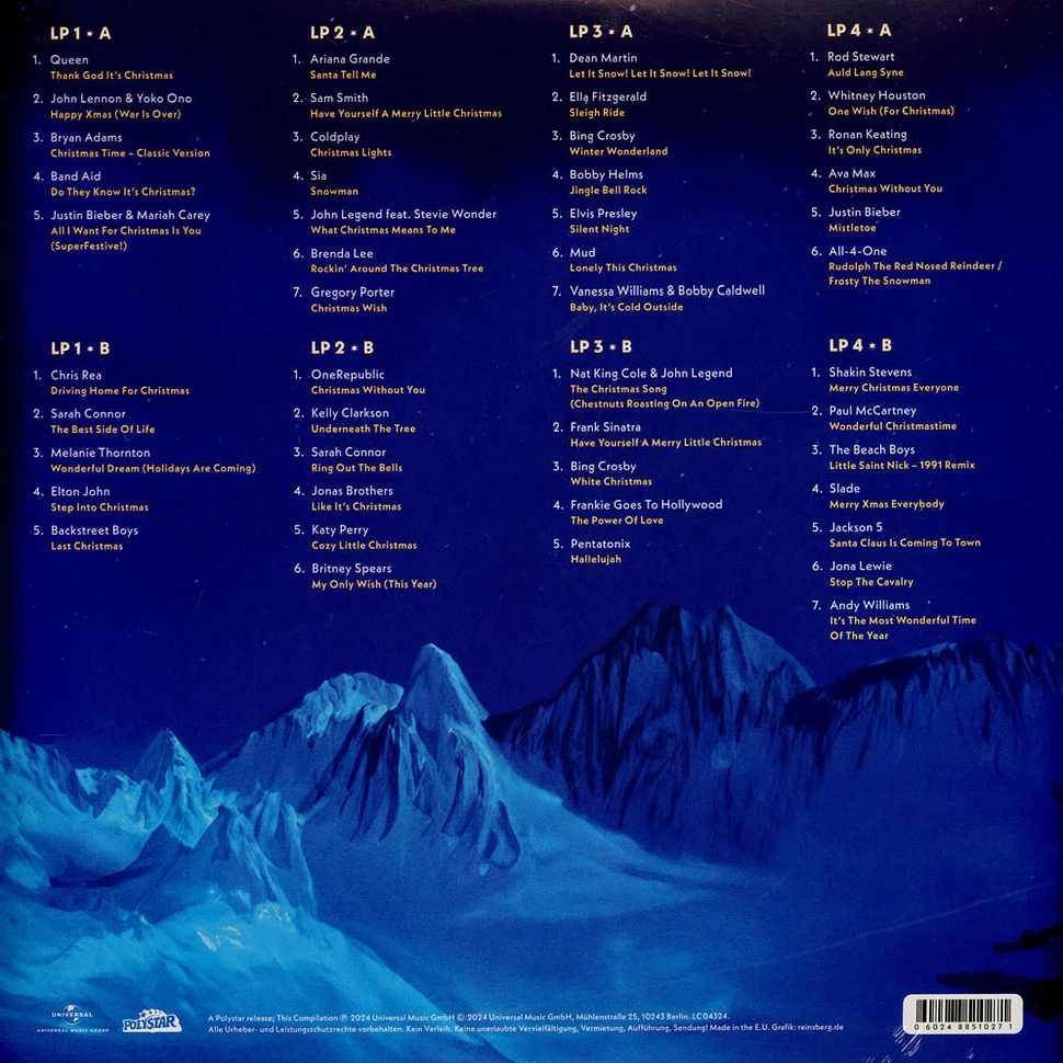 V.A. - Rock Christmas - The Very Best Of New Edition 2024 - Vinyl 4LP ...