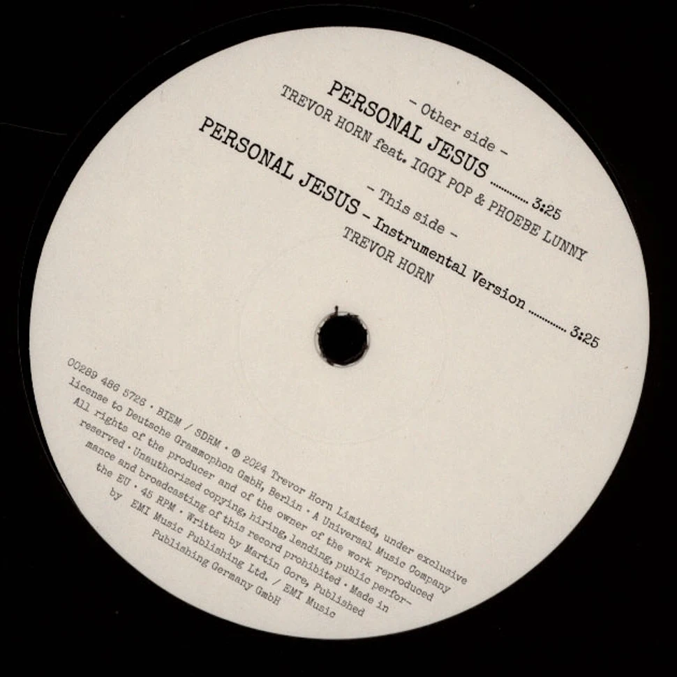 Trevor Horn & Iggy Pop - Personal Jesus Limited Edition - Vinyl 7 ...
