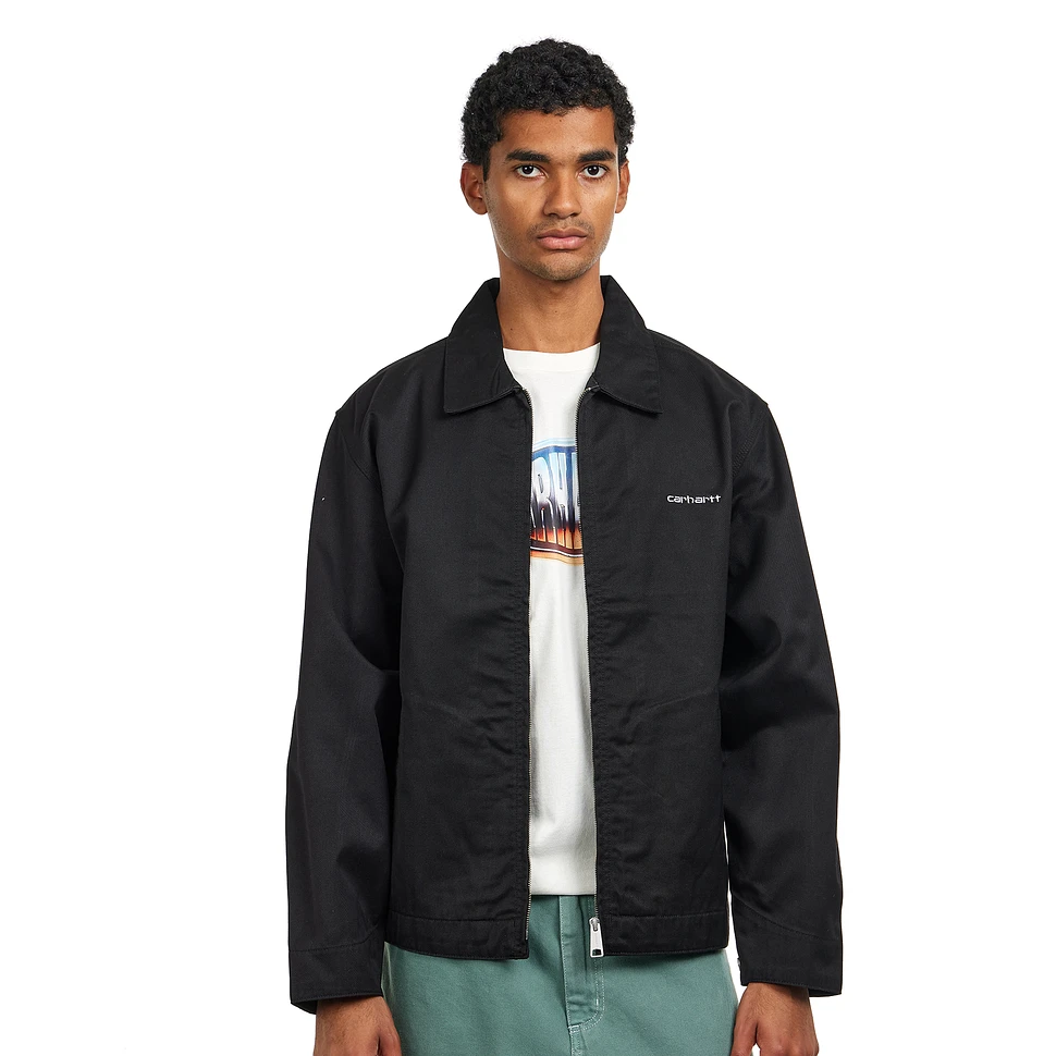 Carhartt WIP - Module Script Jacket "Denison" Twill, 8.8 oz (Black ...