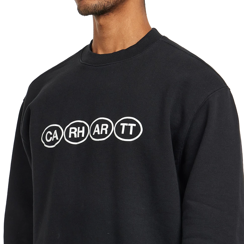 Carhartt WIP - Bumper Sweat (Black / White) | HHV