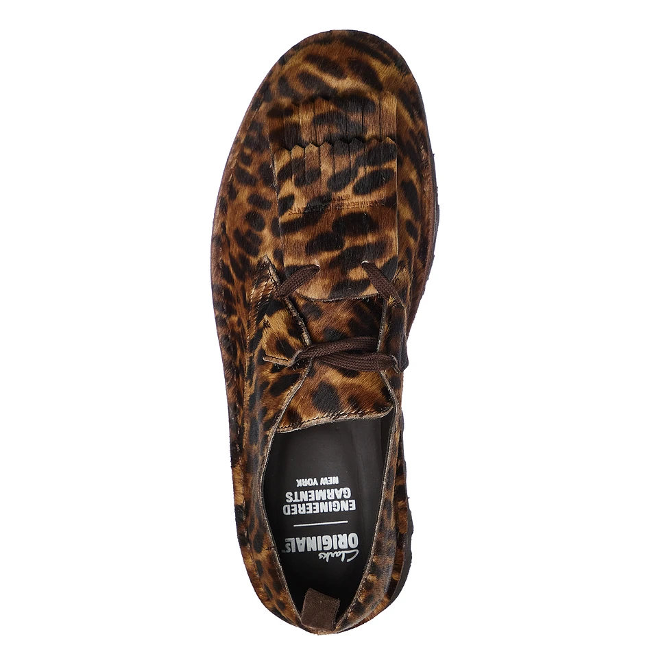 Clarks Originals x Engineered Garments - Desert Khan (Leopard Prt Pony ...