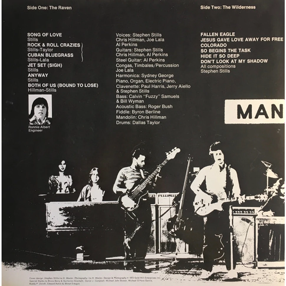 Manassas - Stephen Stills, Chris Hillman, Dallas Taylor, Paul Harris ...