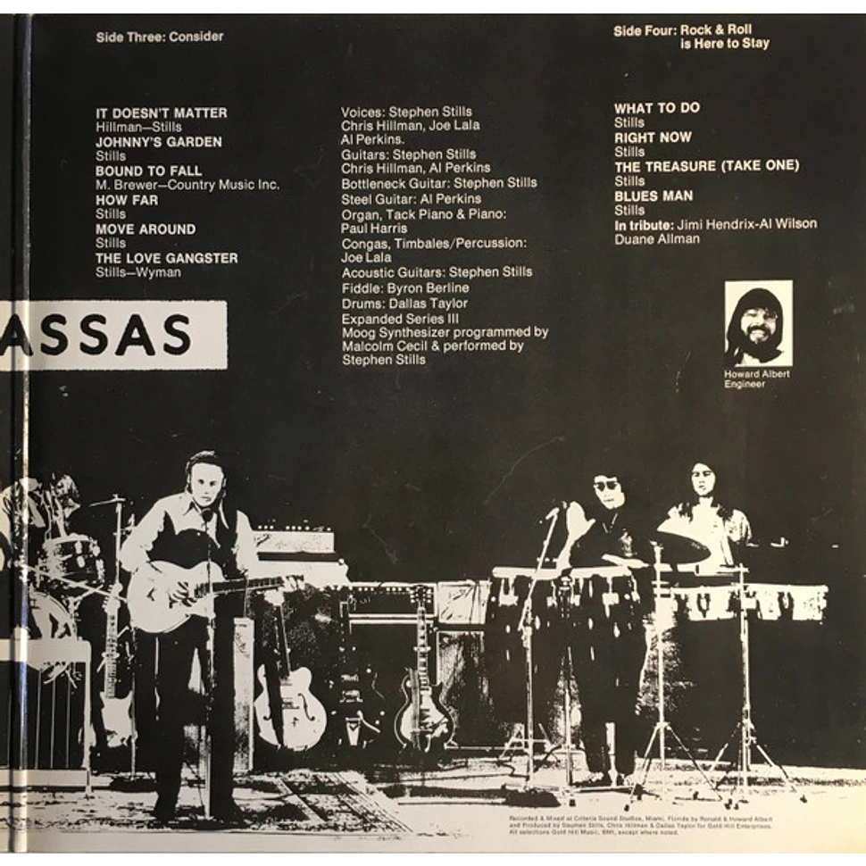 Manassas - Stephen Stills, Chris Hillman, Dallas Taylor, Paul Harris ...