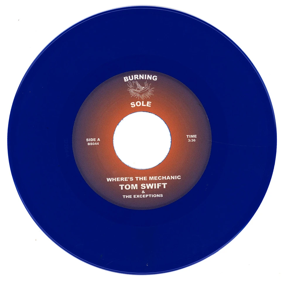Tom Swift & Exceptions - Where's The Mechanic Blue Vinyl Edition ...
