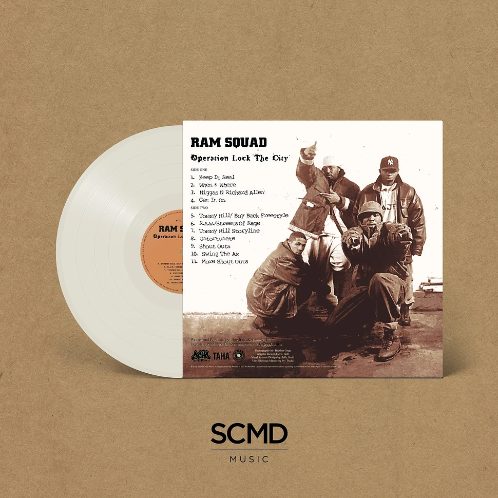 Ram Squad - Operation Lock The City HHV Exclusive White Vinyl Edition ...