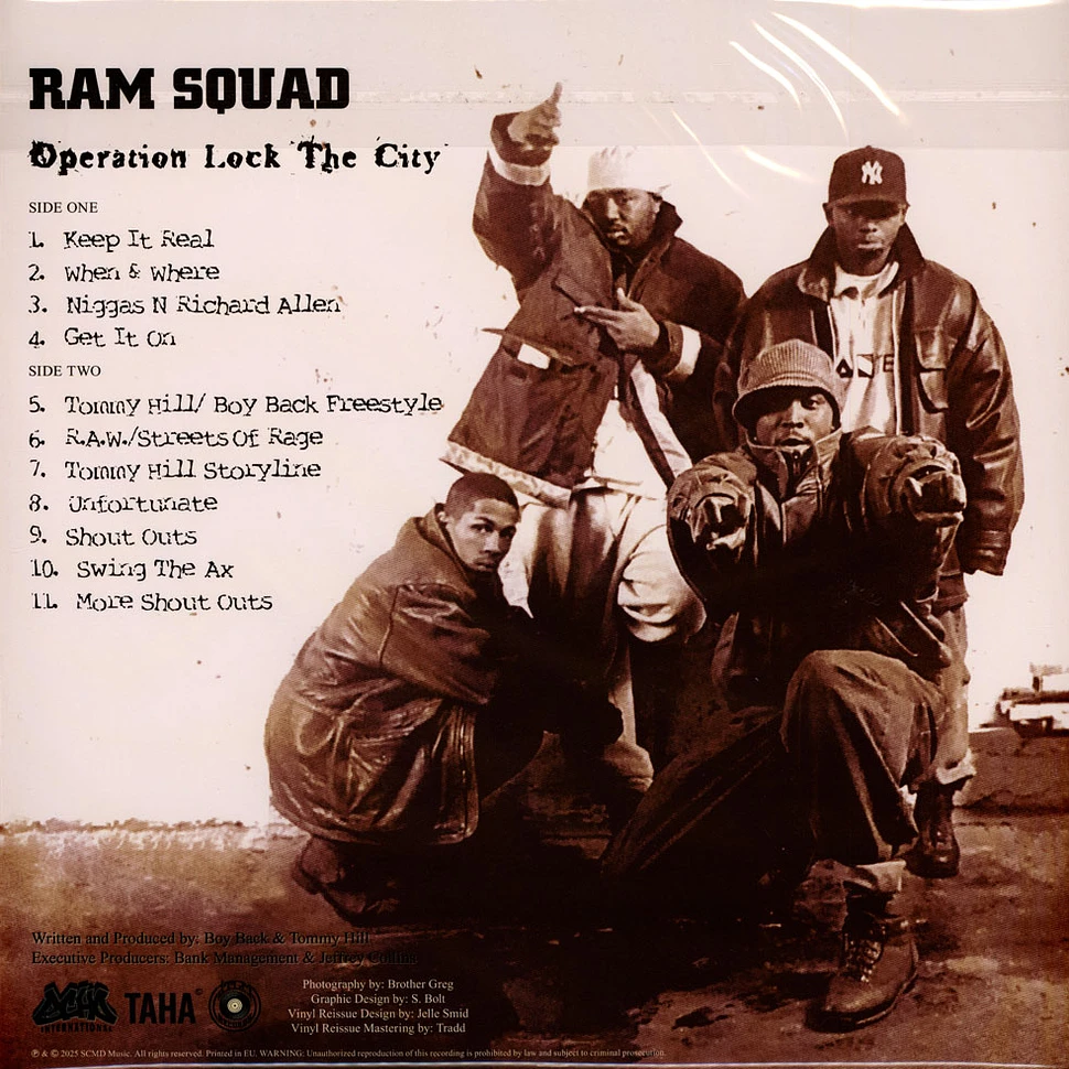 Ram Squad - Operation Lock The City HHV Exclusive White Vinyl Edition ...