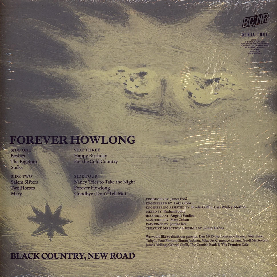 Black Country, New Road - Forever Howlong Transparent Blue Vinyl ...