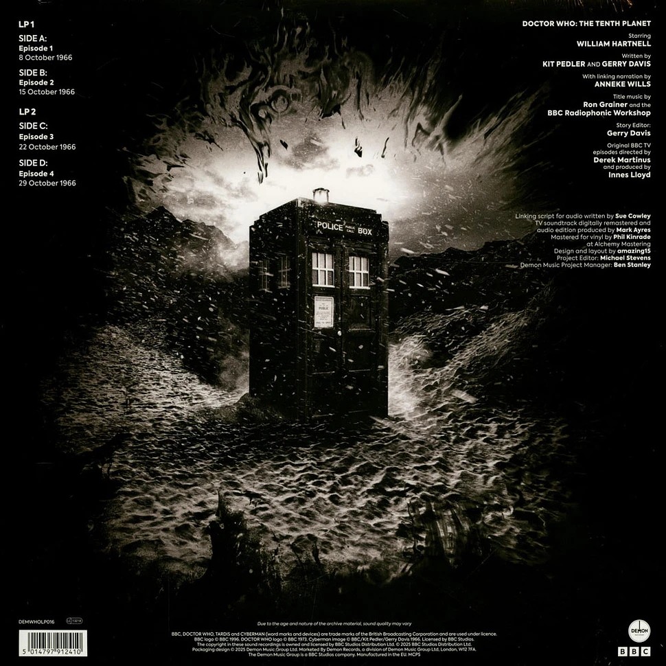 Doctor Who - The Tenth Planet Record Store Day 2025 Edition - Vinyl 2LP ...