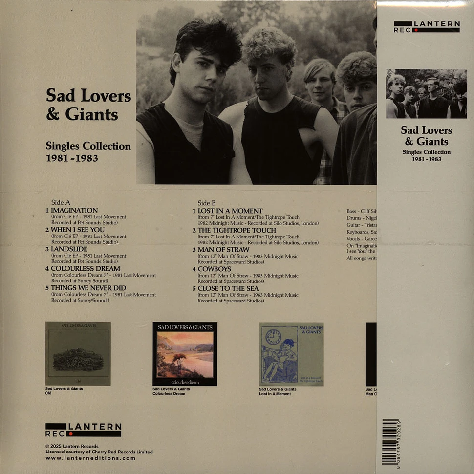 Sad Lovers & Giants - Singles Collection 1981-1983 Record Store Day ...